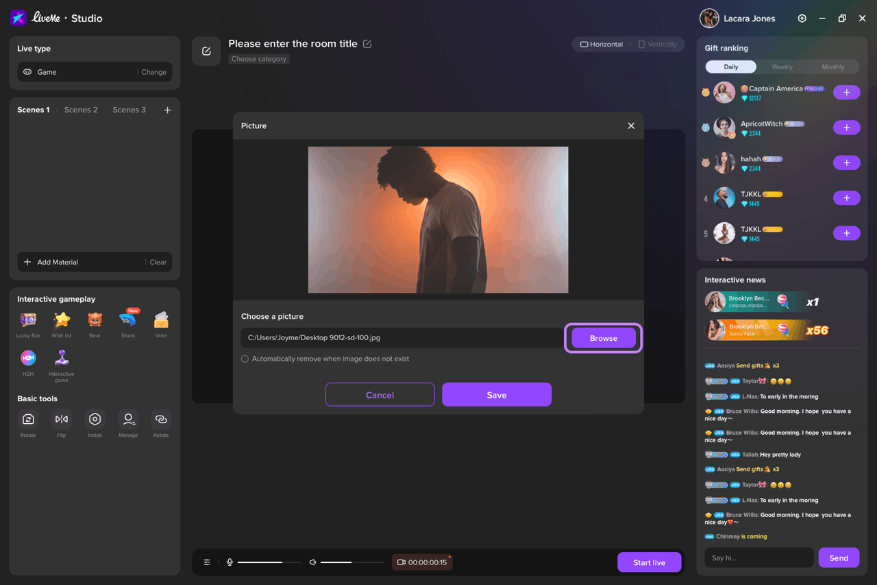 Live Streaming – Go Live, Watch & Interact